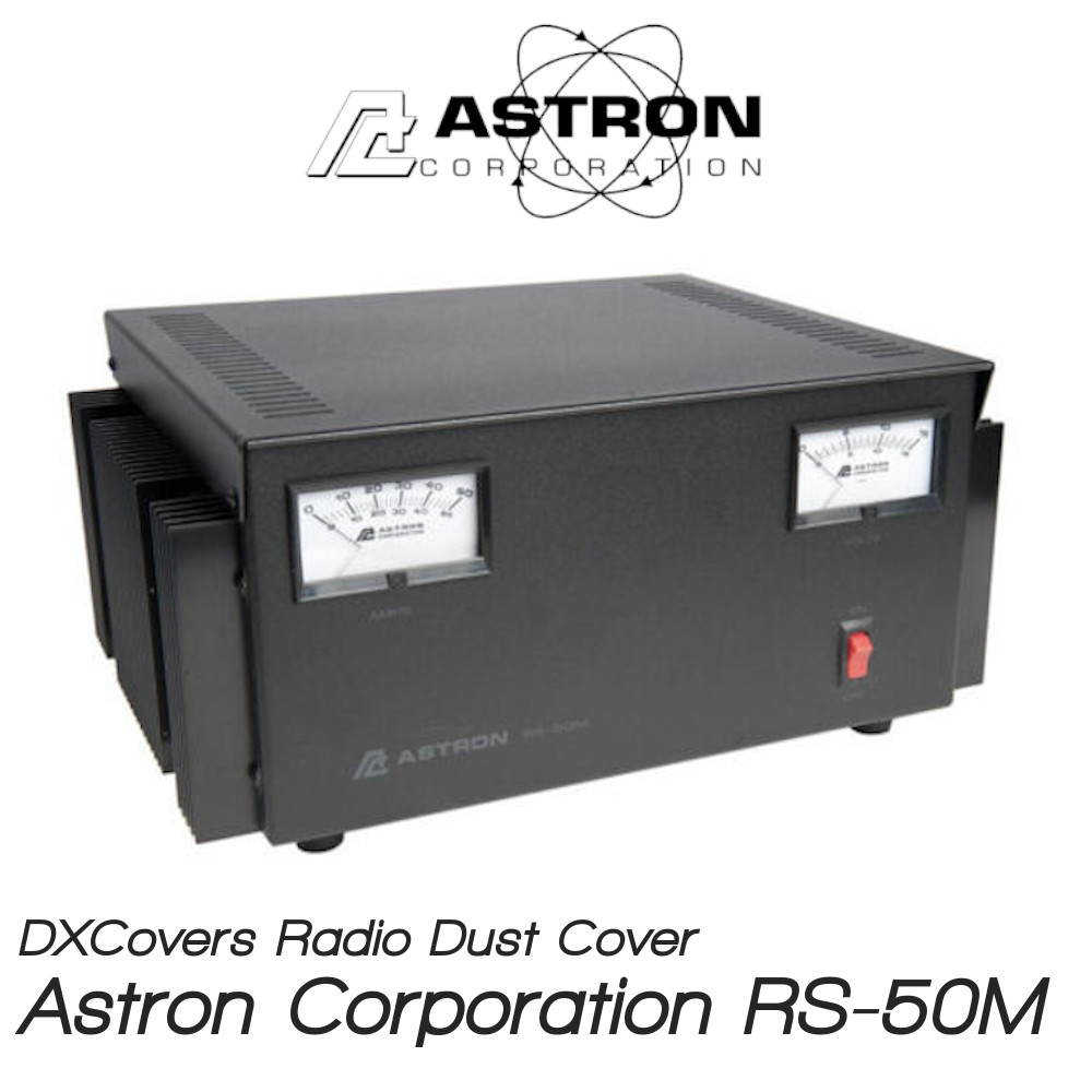 Astron Corporation RS-50M PSU DX Covers Radio Dust Cover | Prism Embroidery