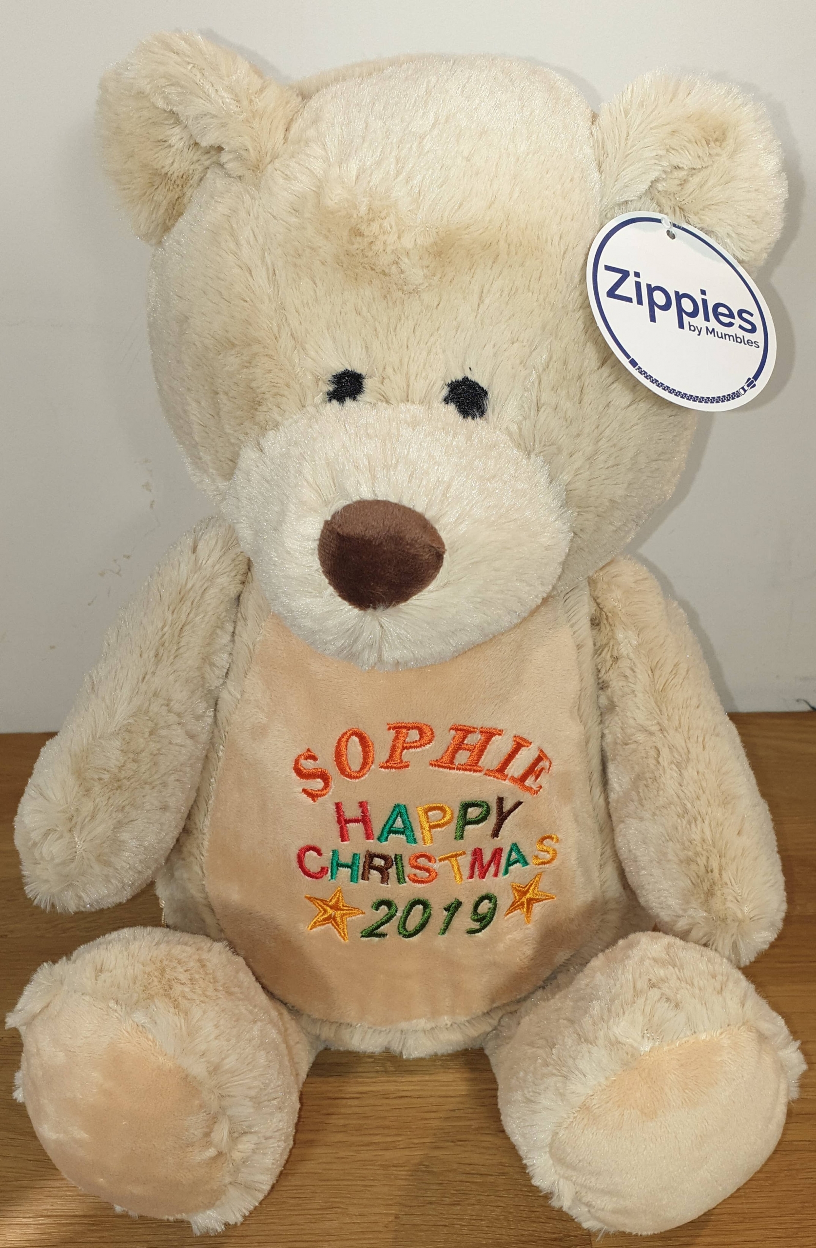 Zippie Bear Soft Toy Teddy | Prism Embroidery