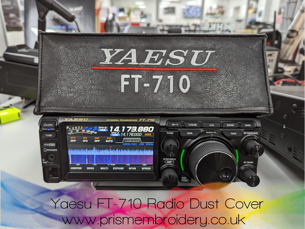 Yaesu FT-710 Radio Dust Cover | Prism Embroidery