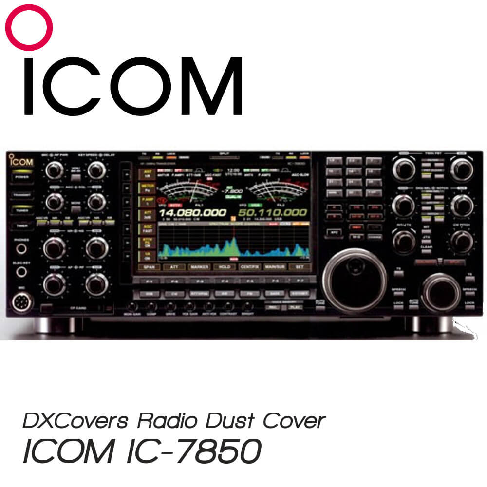 Icom IC-7850 (50th) DX Covers radio dust cover | Prism Embroidery