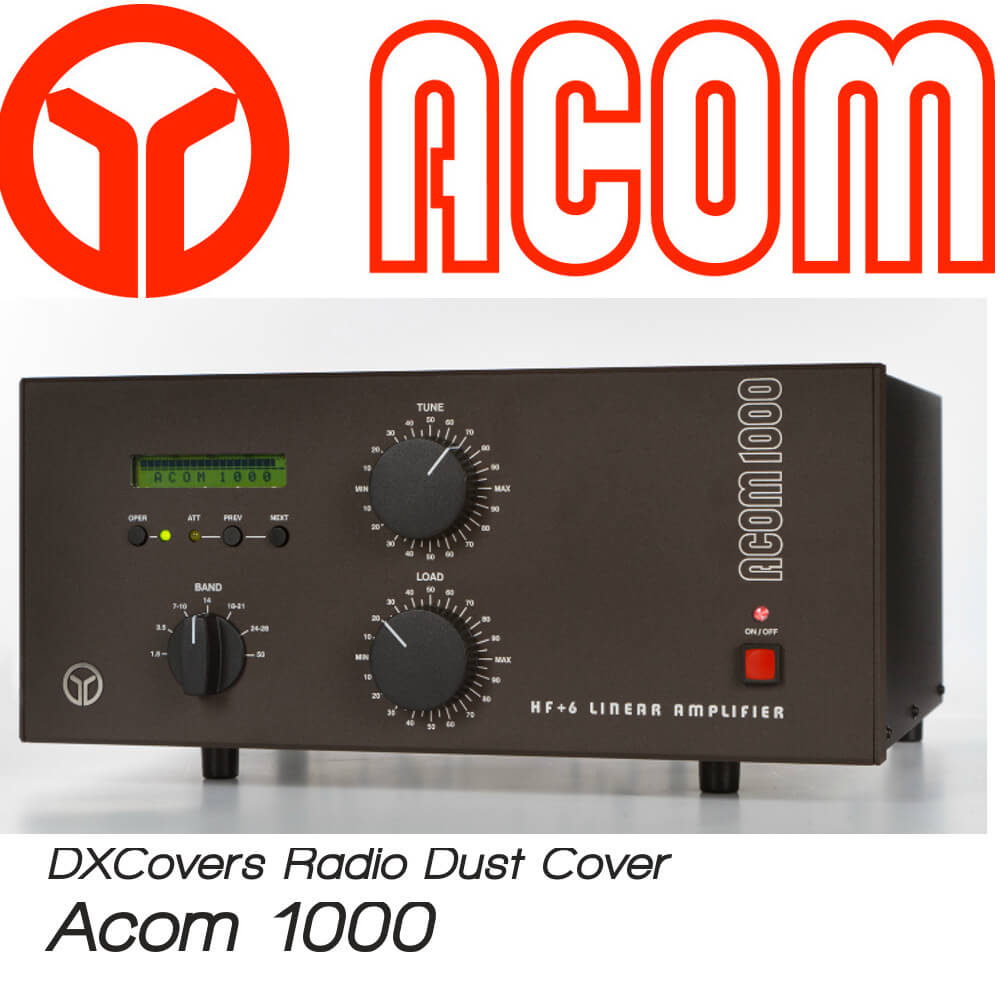 Acom 1000 DX Covers radio dust covers | Prism Embroidery