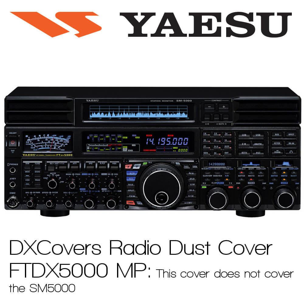 Yaesu FTDX5000 DX Covers radio dust cover | Prism Embroidery