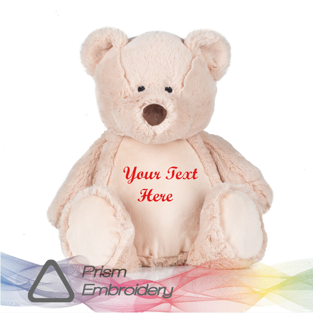 Zippie Bear Soft Toy Teddy | Prism Embroidery